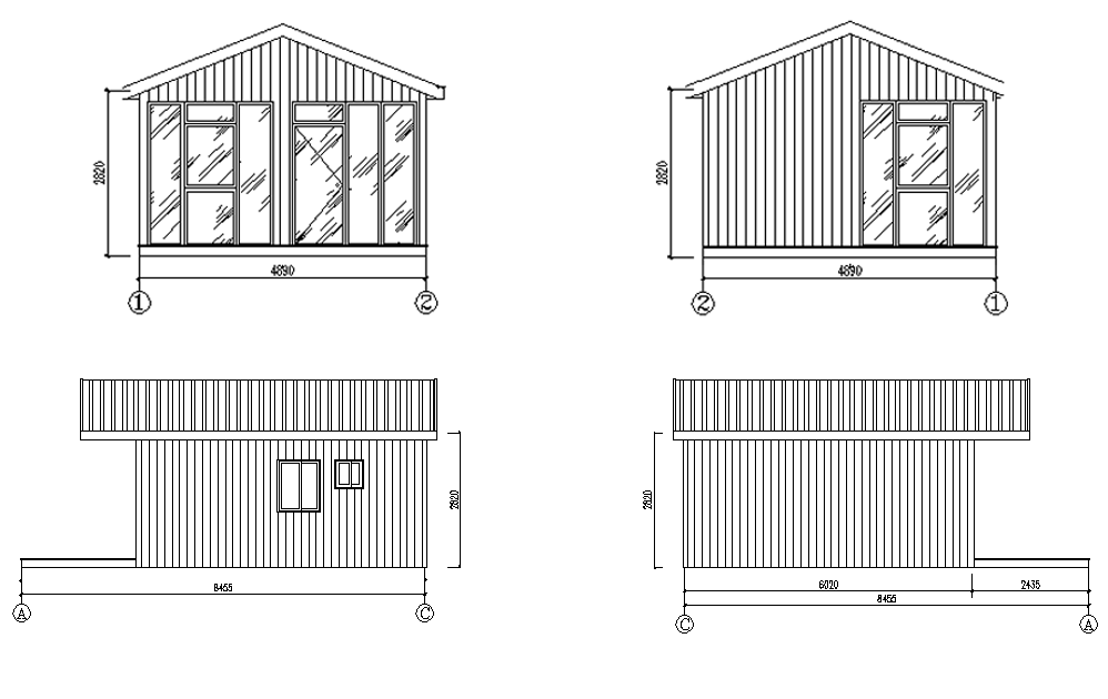 T-01 Prefab Modular House - Sandwich Panel, Steel Structure, Modular ...