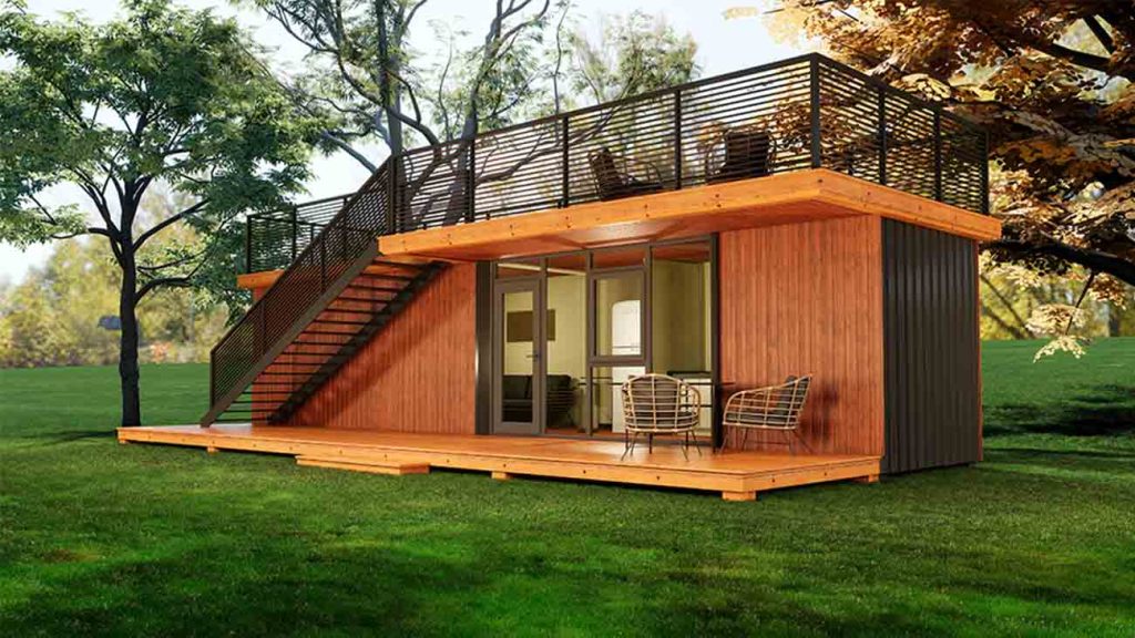 T-02 Modern modular house - Sandwich Panel, Steel Structure, Modular ...