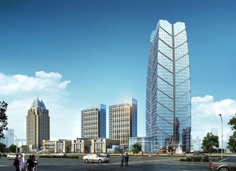 Xinxiang International Business Center Project - Sandwich Panel, Steel ...