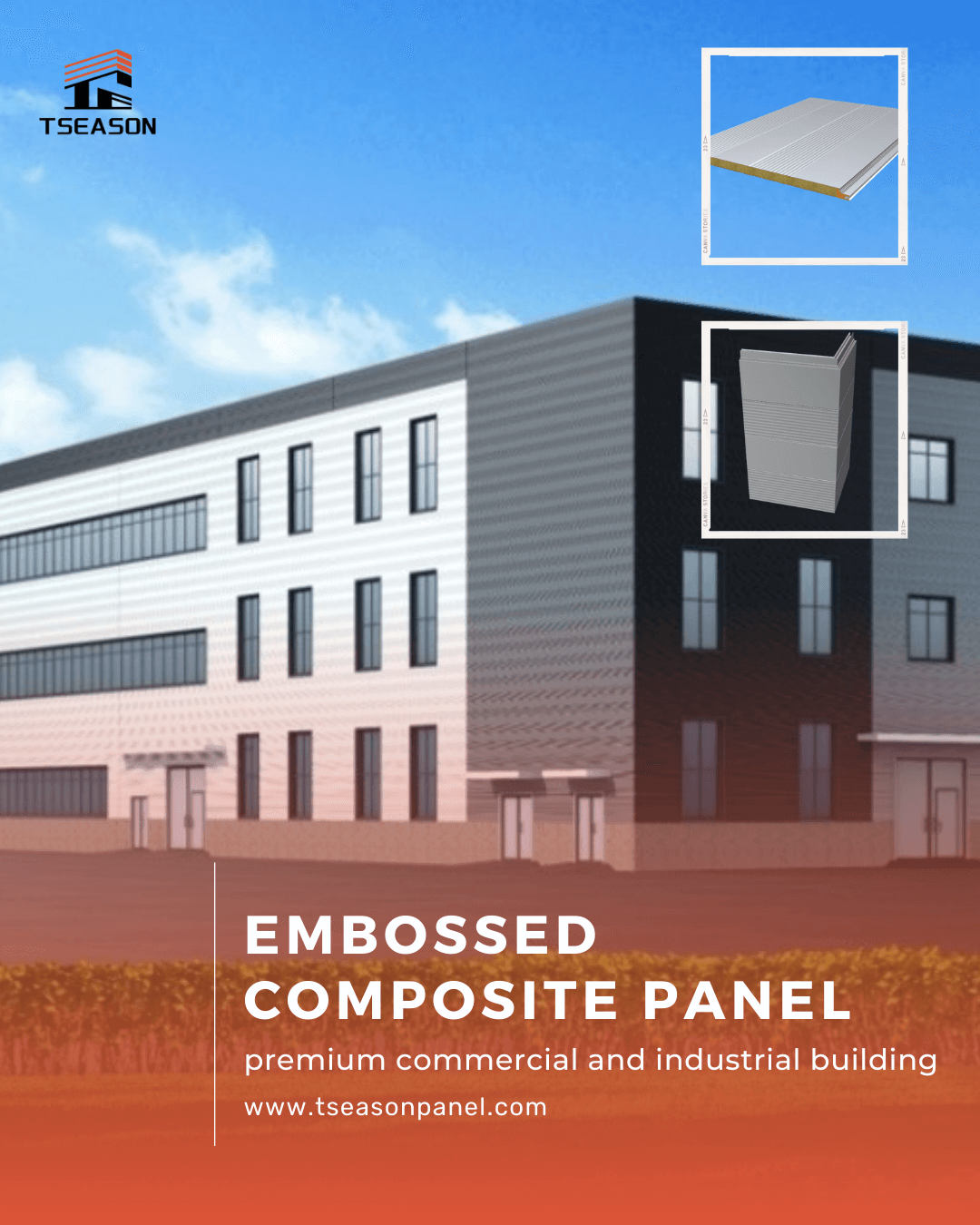 Tseason Metal Energy-Saving Embossed Composite Panel: Innovative Design ...