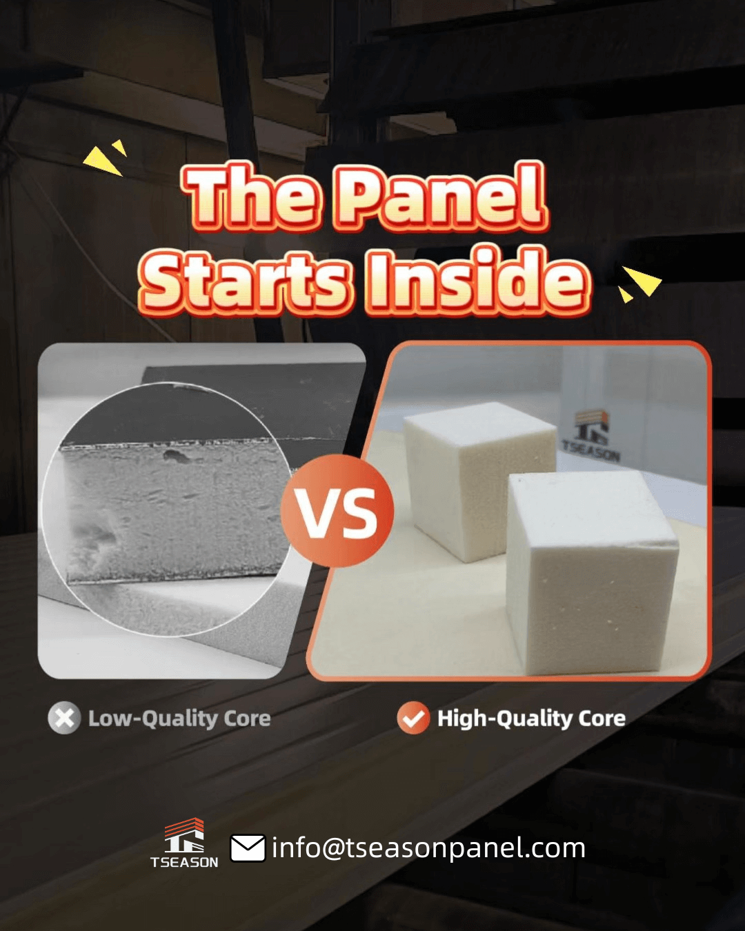 Perché la vera differenza nei pannelli sandwich sta dove non si vede ...